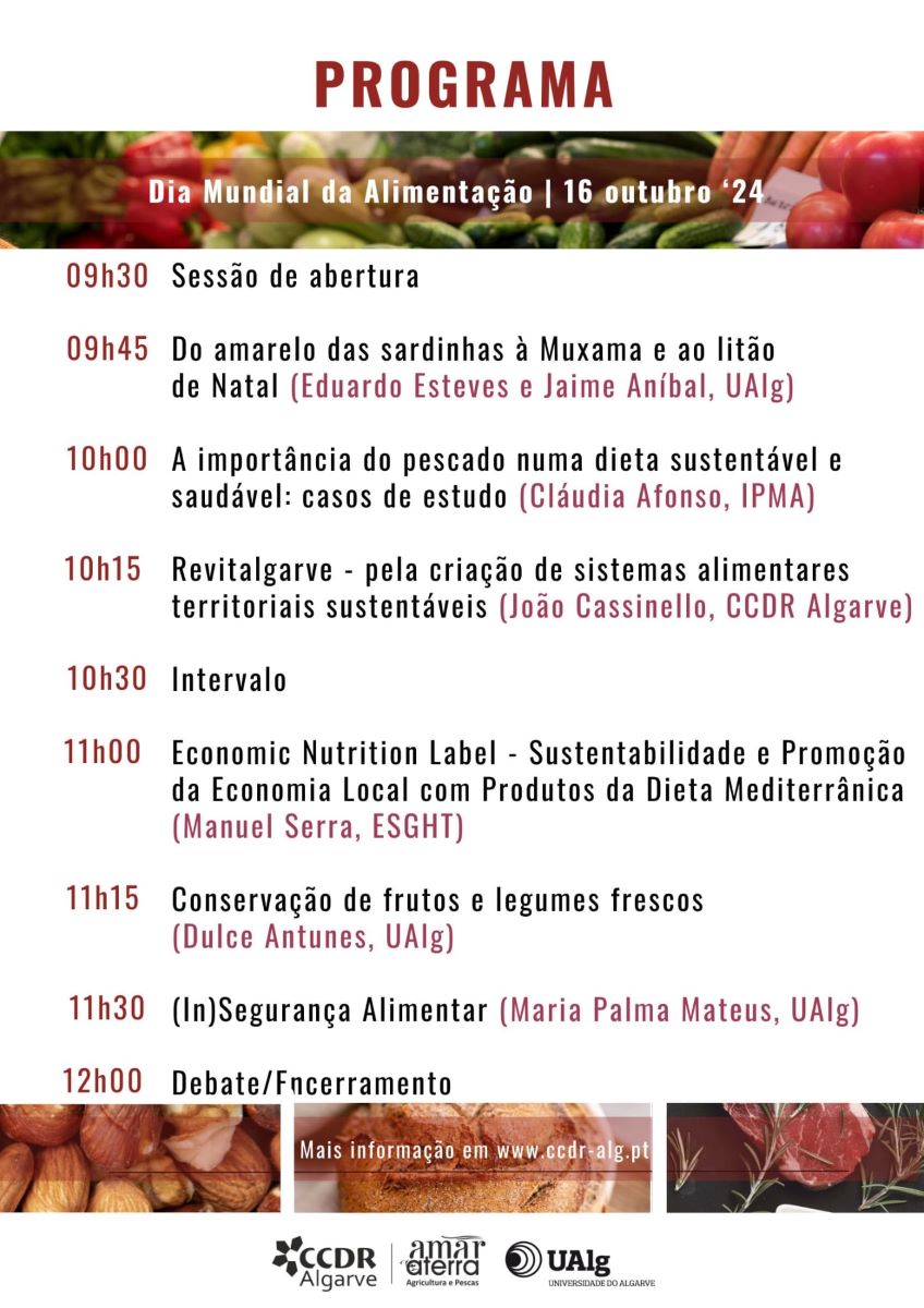 Algarve assinala Dia Mundial da Alimentação | 16 de outubro – PLANETALGARVE
