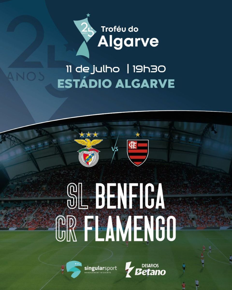 Benfica e Flamengo: dois gigantes, uma só noite histórica no Algarve ...